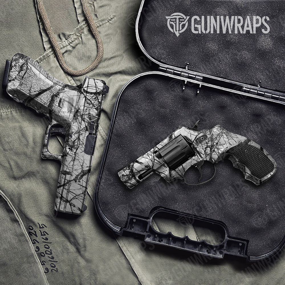 Handgun Substrate Snow Stalker Camo Gun Skin Vinyl Wrap | CamoWraps ...