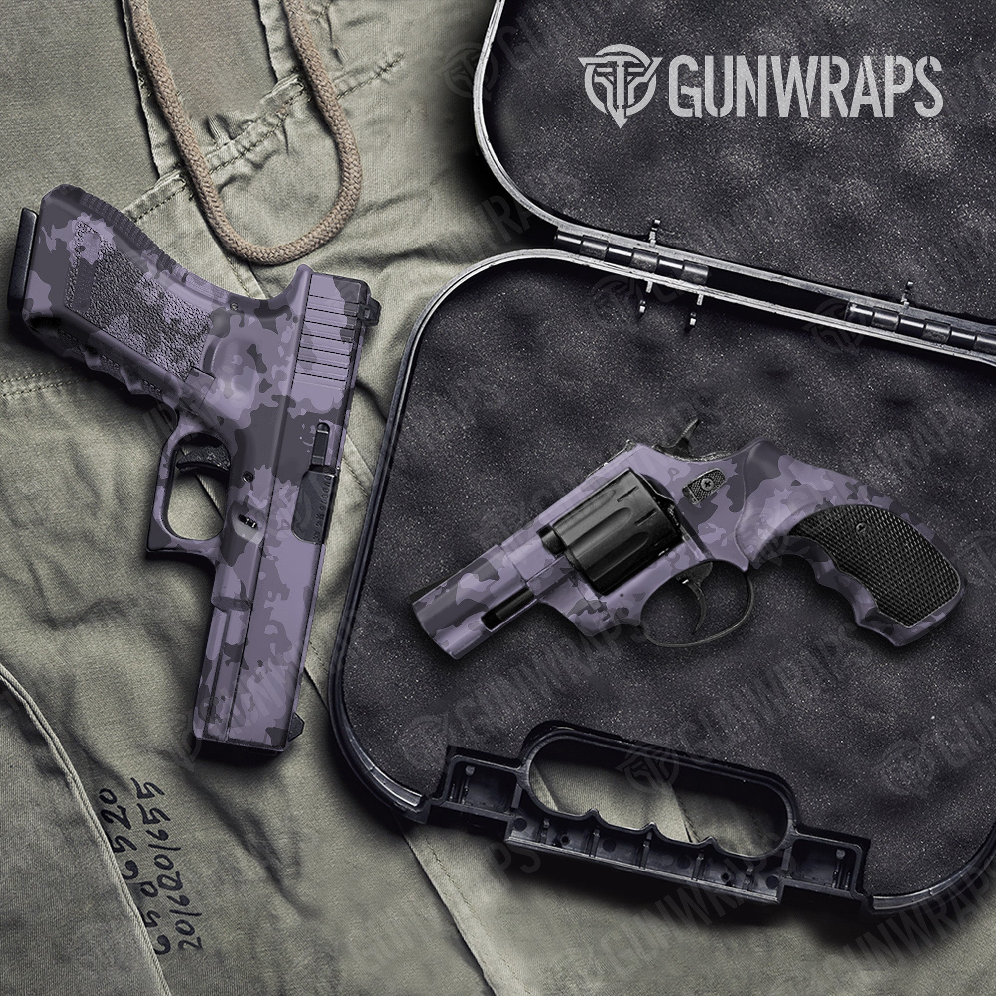 Handgun Treetop Lilac Camo Gun Skin Vinyl Wrap | CamoWraps – Camo Wraps