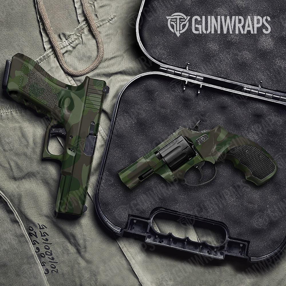 Handgun Classic XL Army Dark Green Camo Gun Skin Vinyl Wrap | CamoWraps ...