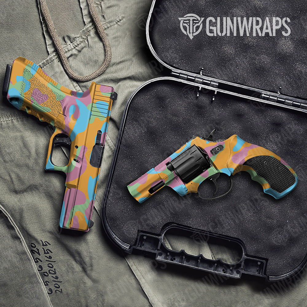 Handgun Classic XL Sherbert Camo Gun Skin Vinyl Wrap | CamoWraps – Camo ...
