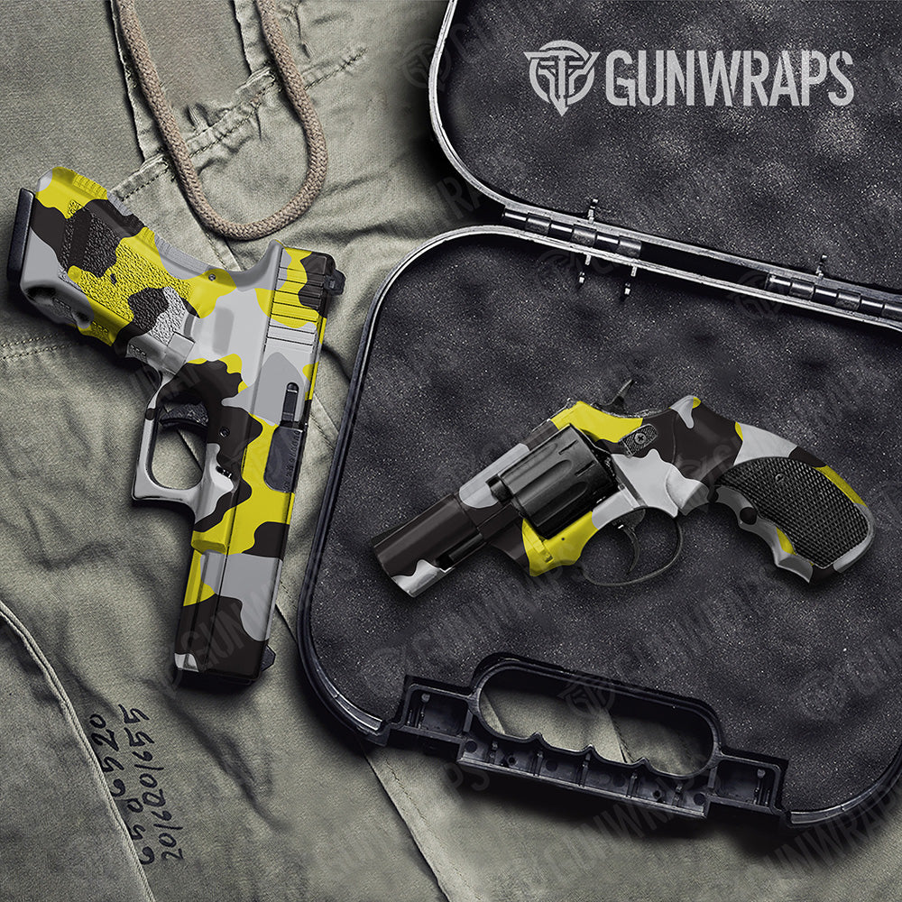 Handgun Cumulus XL Yellow Tiger Camo Gun Skin Vinyl Wrap | CamoWraps ...