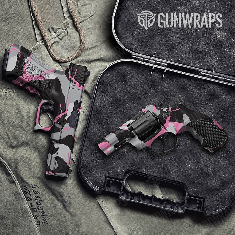 Handgun Ragged XL Pink Camo Gun Skin Vinyl Wrap | CamoWraps – Camo Wraps