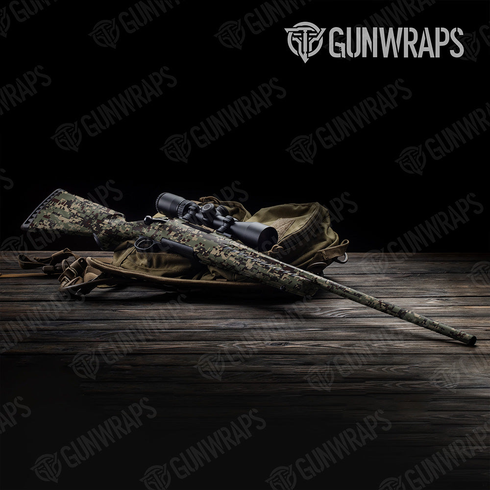 Rifle Digital Militant Blood Camo Gun Skin Vinyl Wrap | CamoWraps ...