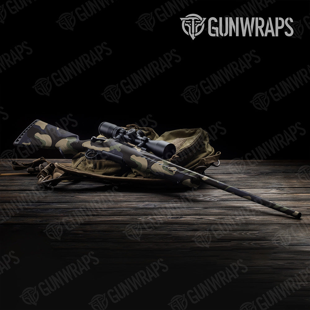 Rifle Classic XL Militant Blue Camo Gun Skin Vinyl Wrap | CamoWraps ...