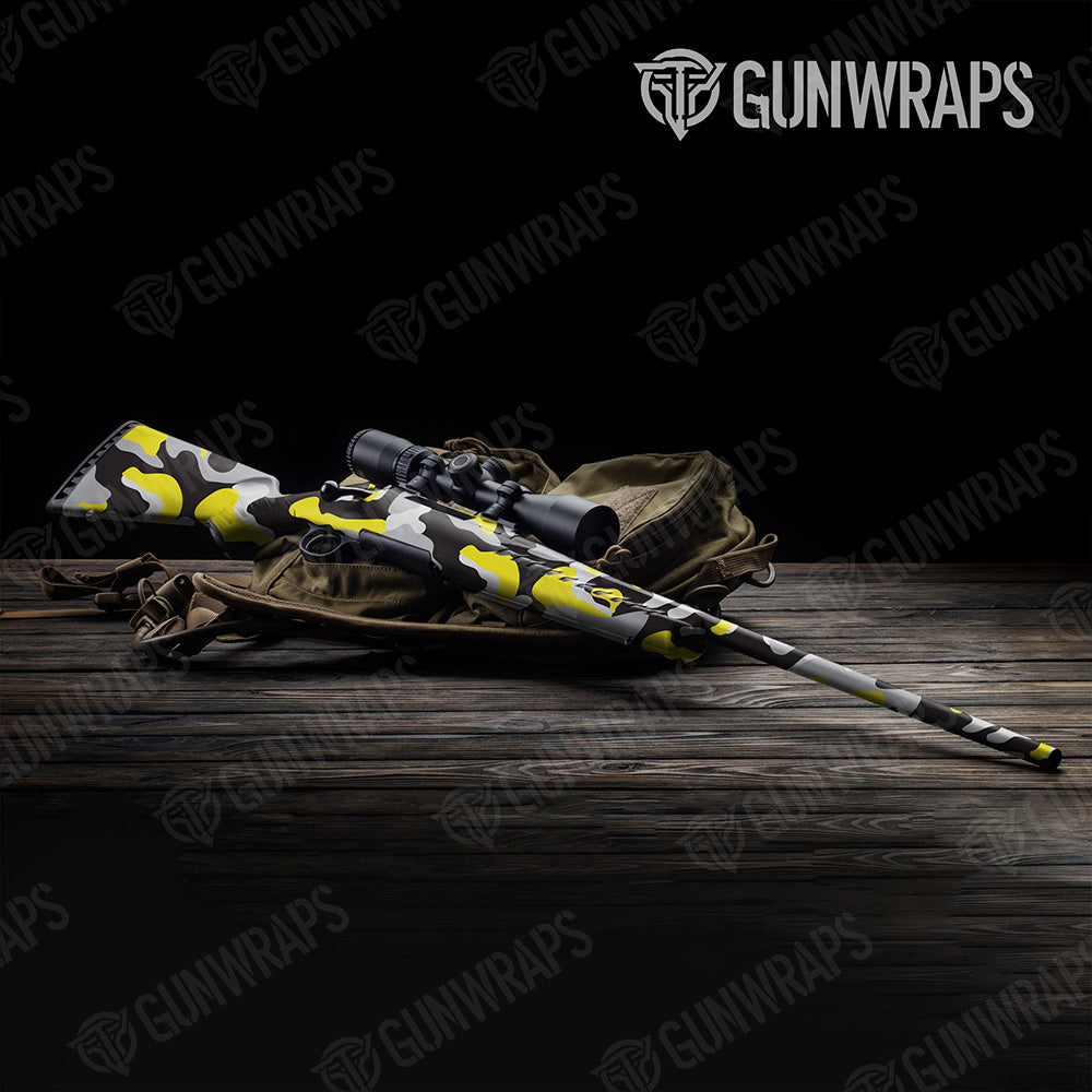 Rifle Classic XL Yellow Tiger Camo Gun Skin Vinyl Wrap | CamoWraps ...