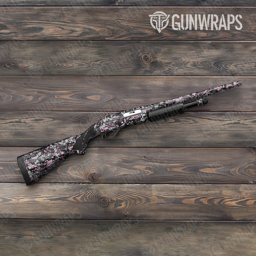 Shotgun Digital Urban Pink Camo Gun Skin Vinyl Wrap | CamoWraps – Camo ...