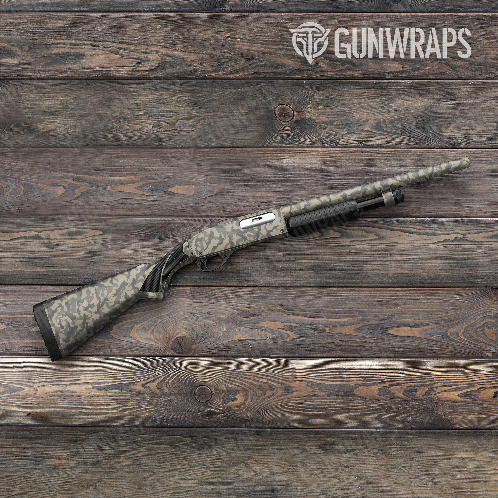 Shotgun Ragged Army Camo Gun Skin Vinyl Wrap | CamoWraps – Camo Wraps