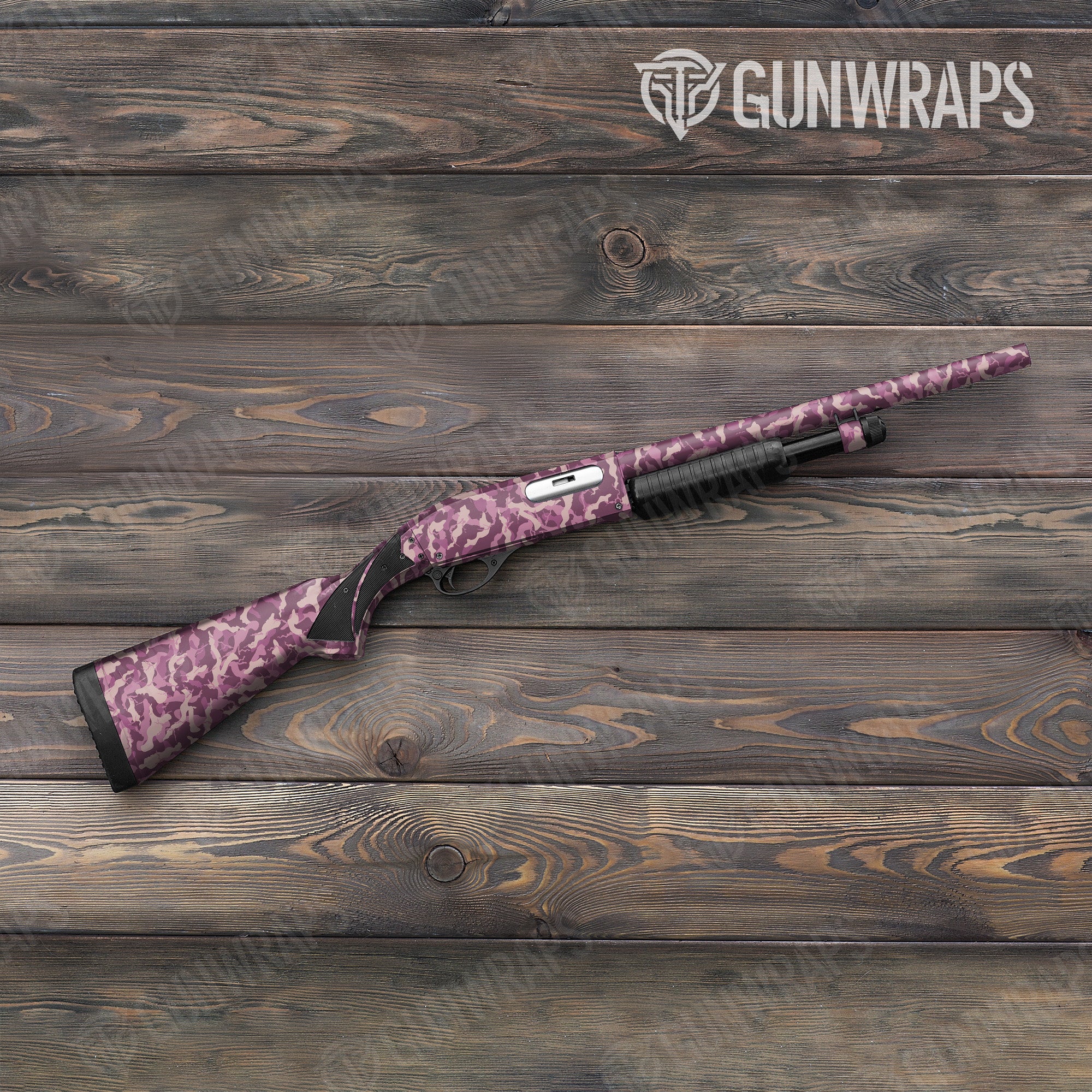 Shotgun Ragged Floral Camo Gun Skin Vinyl Wrap | CamoWraps – Camo Wraps