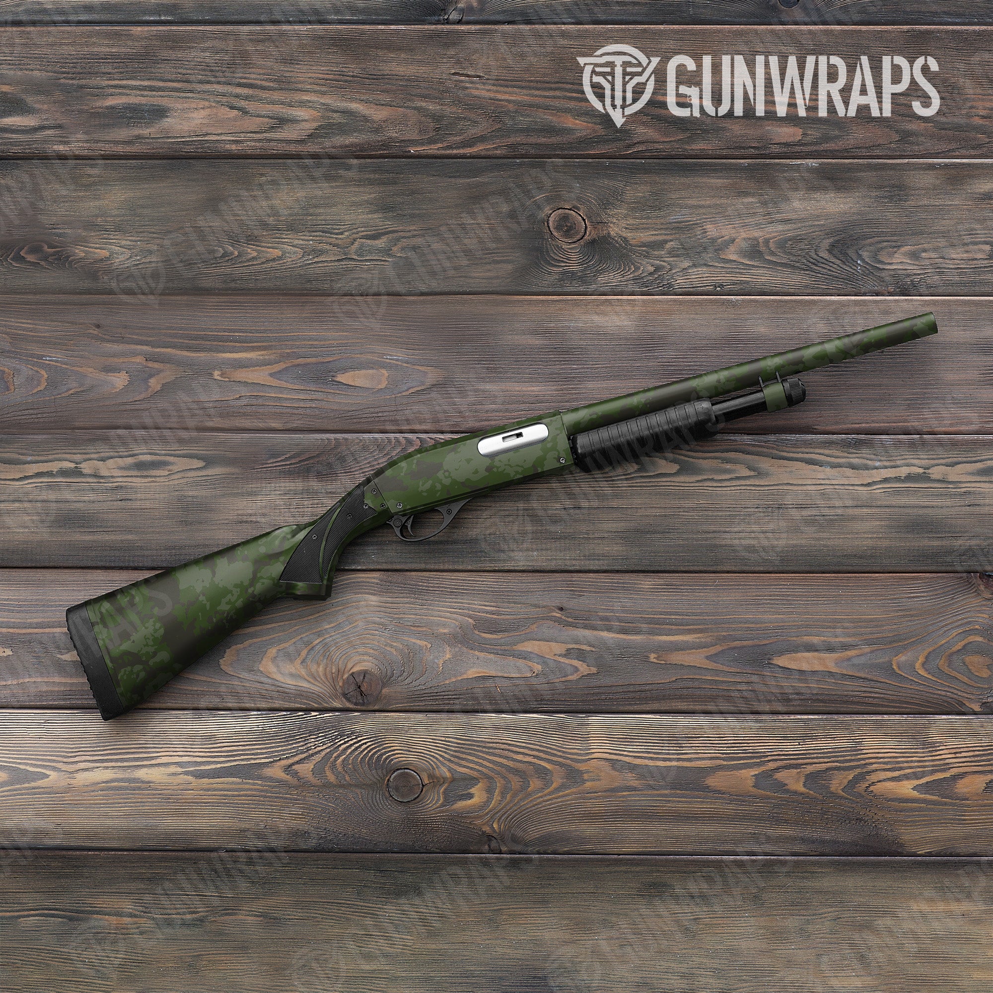 Shotgun Treetop Army Dark Green Camo Gun Skin Vinyl Wrap | CamoWraps ...