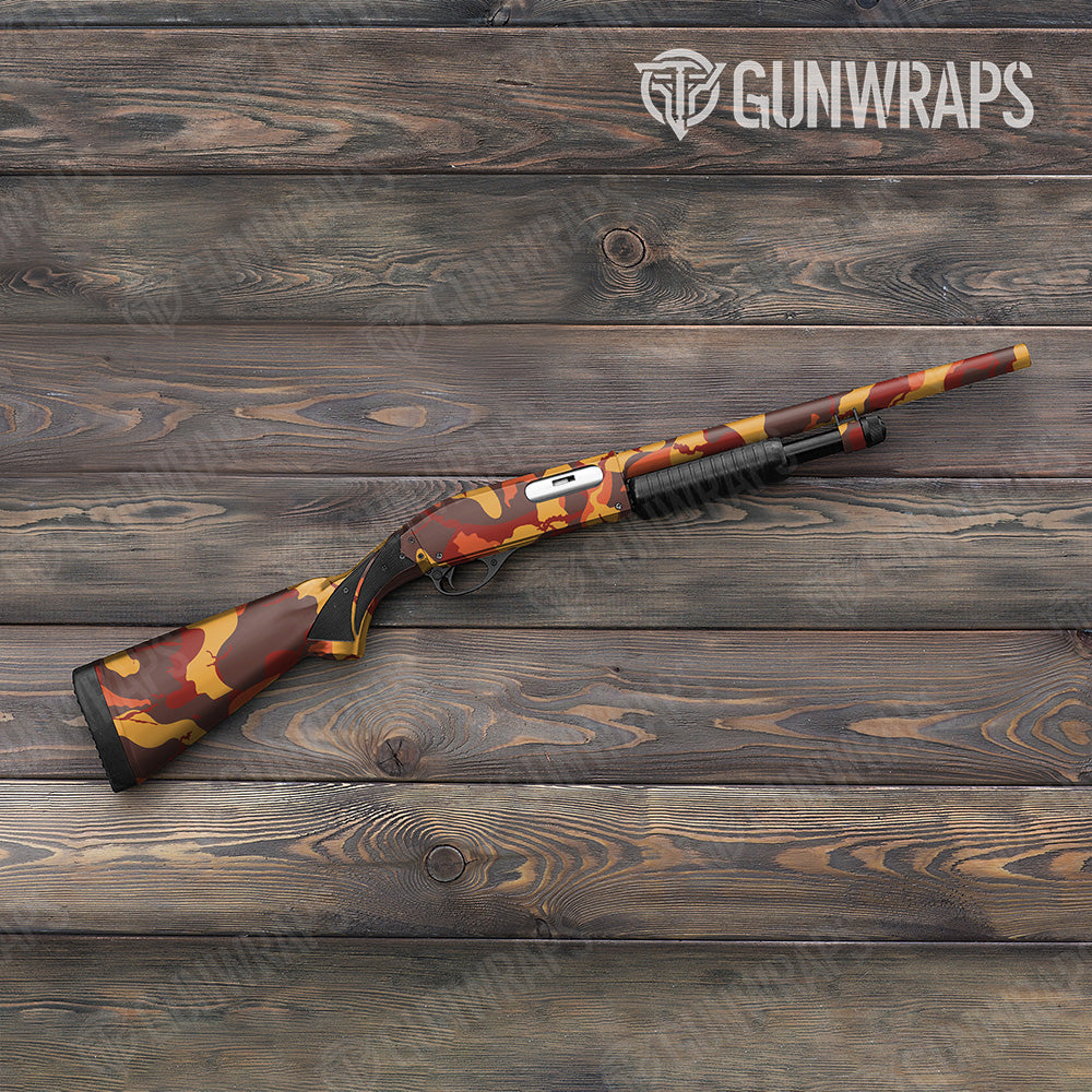 Shotgun Ragged XL Autumn Camo Gun Skin Vinyl Wrap | CamoWraps – Camo Wraps