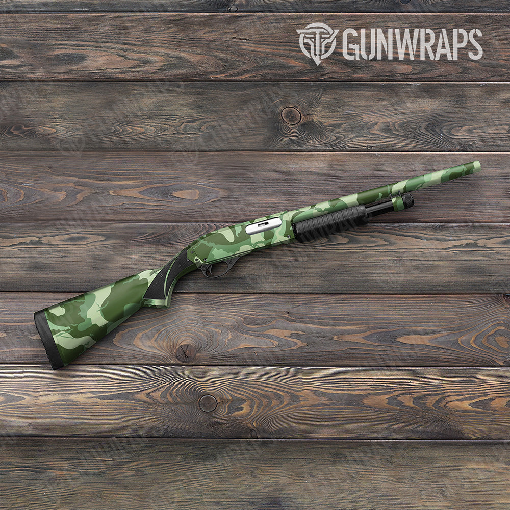 Shotgun Ragged XL Pistachio Camo Gun Skin Vinyl Wrap | CamoWraps – Camo ...