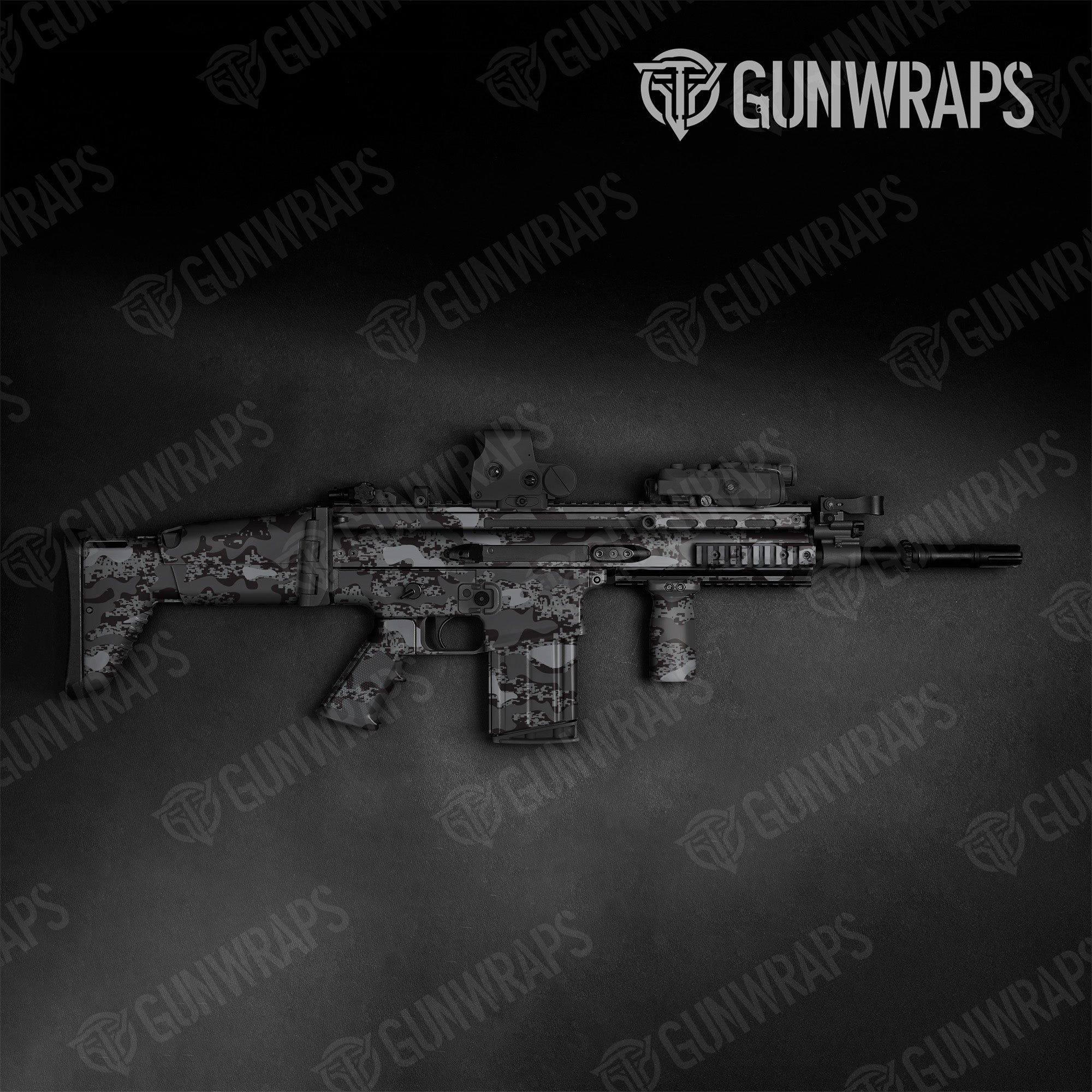 Tactical Compound Midnight Camo Gun Skin Vinyl Wrap | CamoWraps – Camo ...
