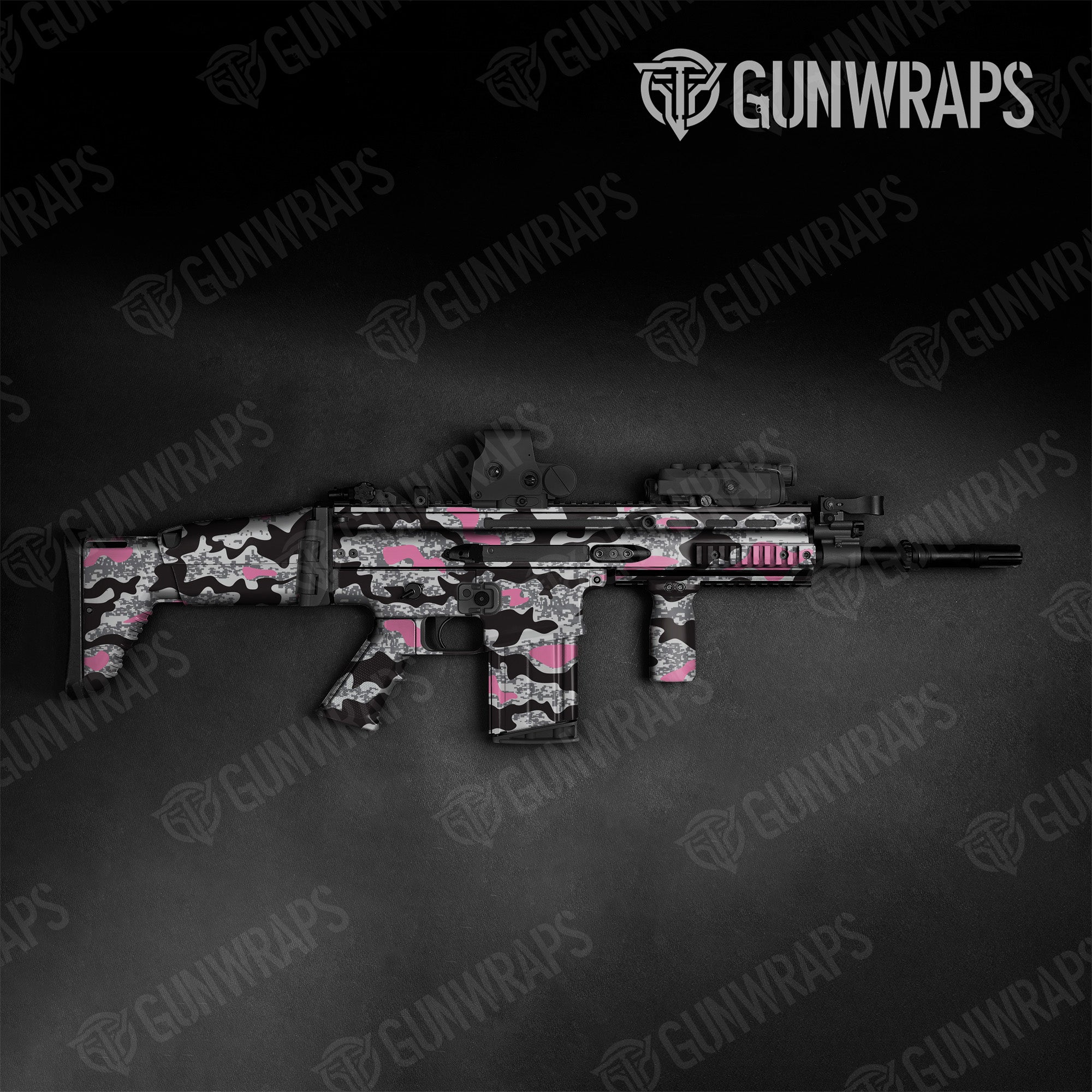 Tactical Compound Urban Pink Camo Gun Skin Vinyl Wrap | CamoWraps ...