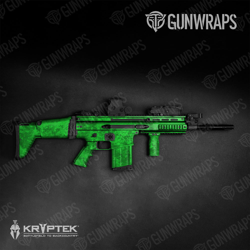 Tactical Kryptek Green Camo Gun Skin Vinyl Wrap | CamoWraps – Camo Wraps