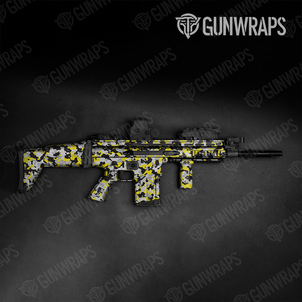 Tactical Cumulus Yellow Tiger Camo Gun Skin Vinyl Wrap | CamoWraps ...