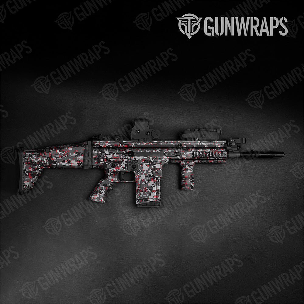 Tactical Digital Urban Red Camo Gun Skin Vinyl Wrap | CamoWraps – Camo ...