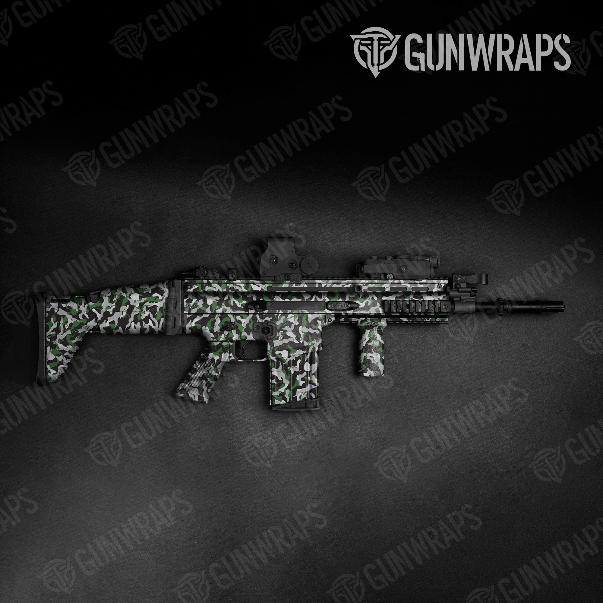 Tactical Ragged Green Tiger Camo Gun Skin Vinyl Wrap | CamoWraps – Camo ...