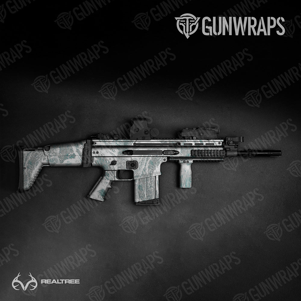 Tactical Realtree Aspect Arctic Camo Gun Skin Vinyl Wrap | CamoWraps ...