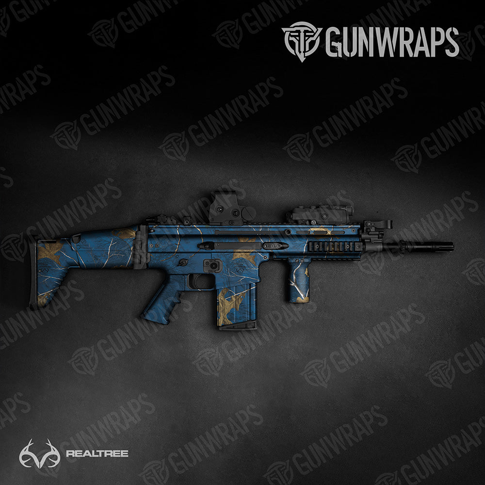 Tactical Realtree XTRA Colors Blue Camo Gun Skin Vinyl Wrap | CamoWraps ...