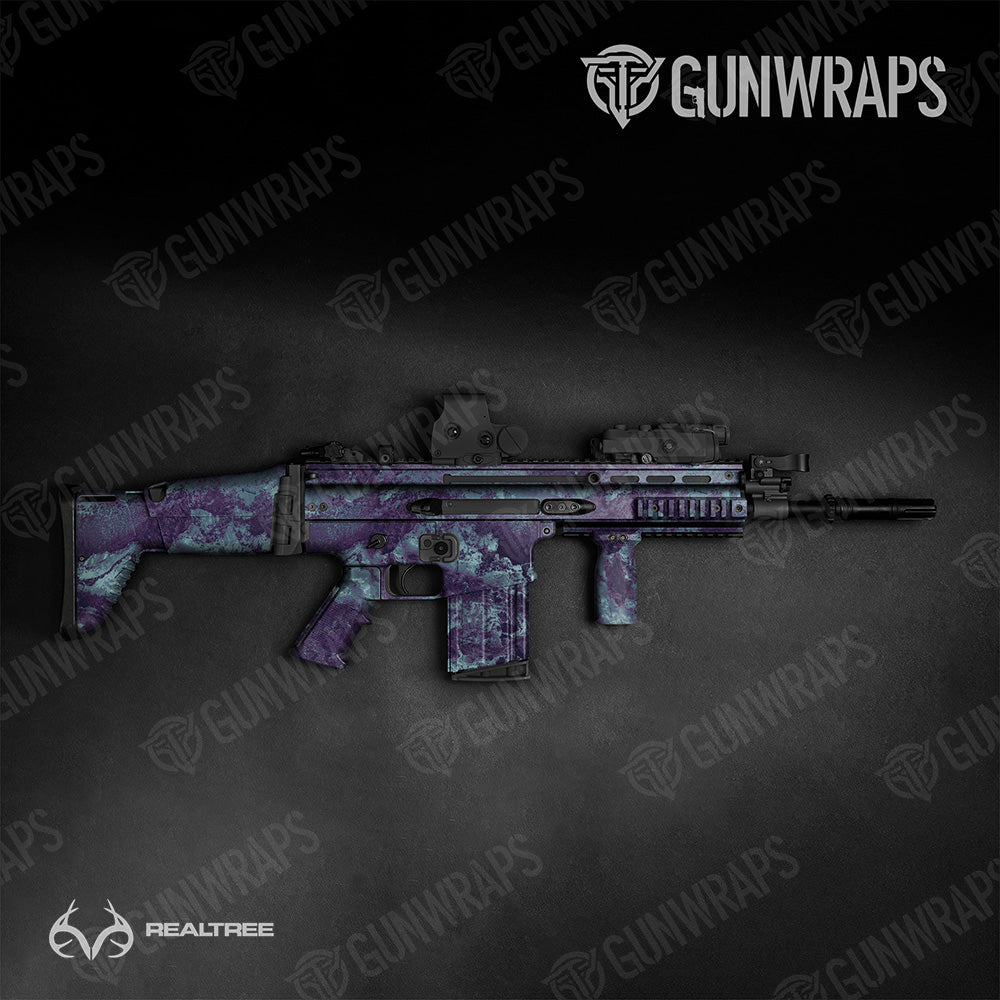Tactical Realtree XTREME Frozen Grape Camo Gun Skin Vinyl Wrap ...