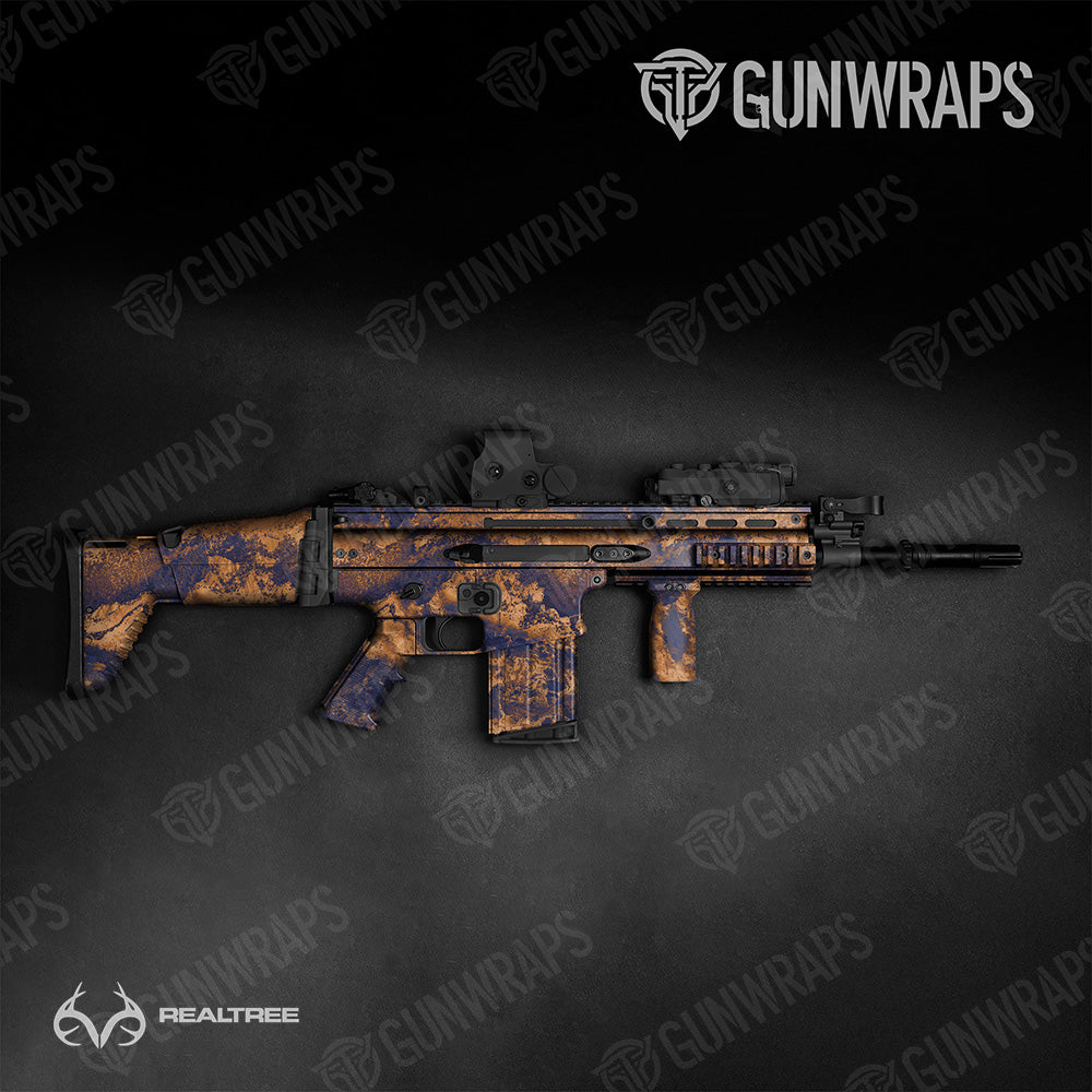 Tactical Realtree XTREME Spiced Navy Camo Gun Skin Vinyl Wrap ...