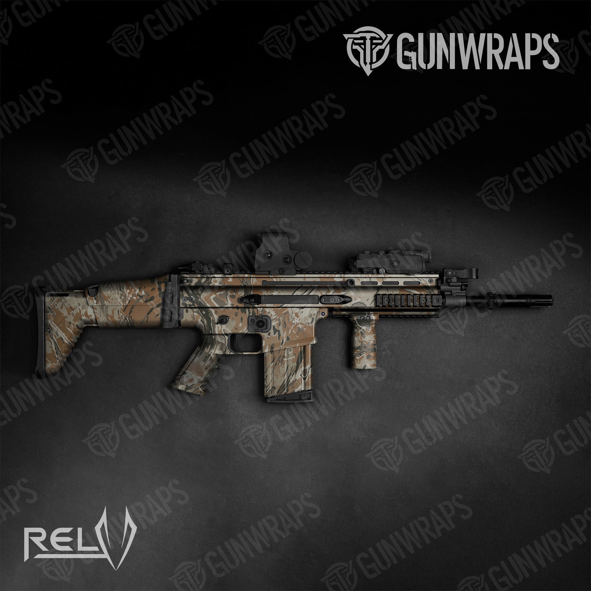 Tactical RELV X3 Copperhead Camo Gun Skin Vinyl Wrap | CamoWraps – Camo ...