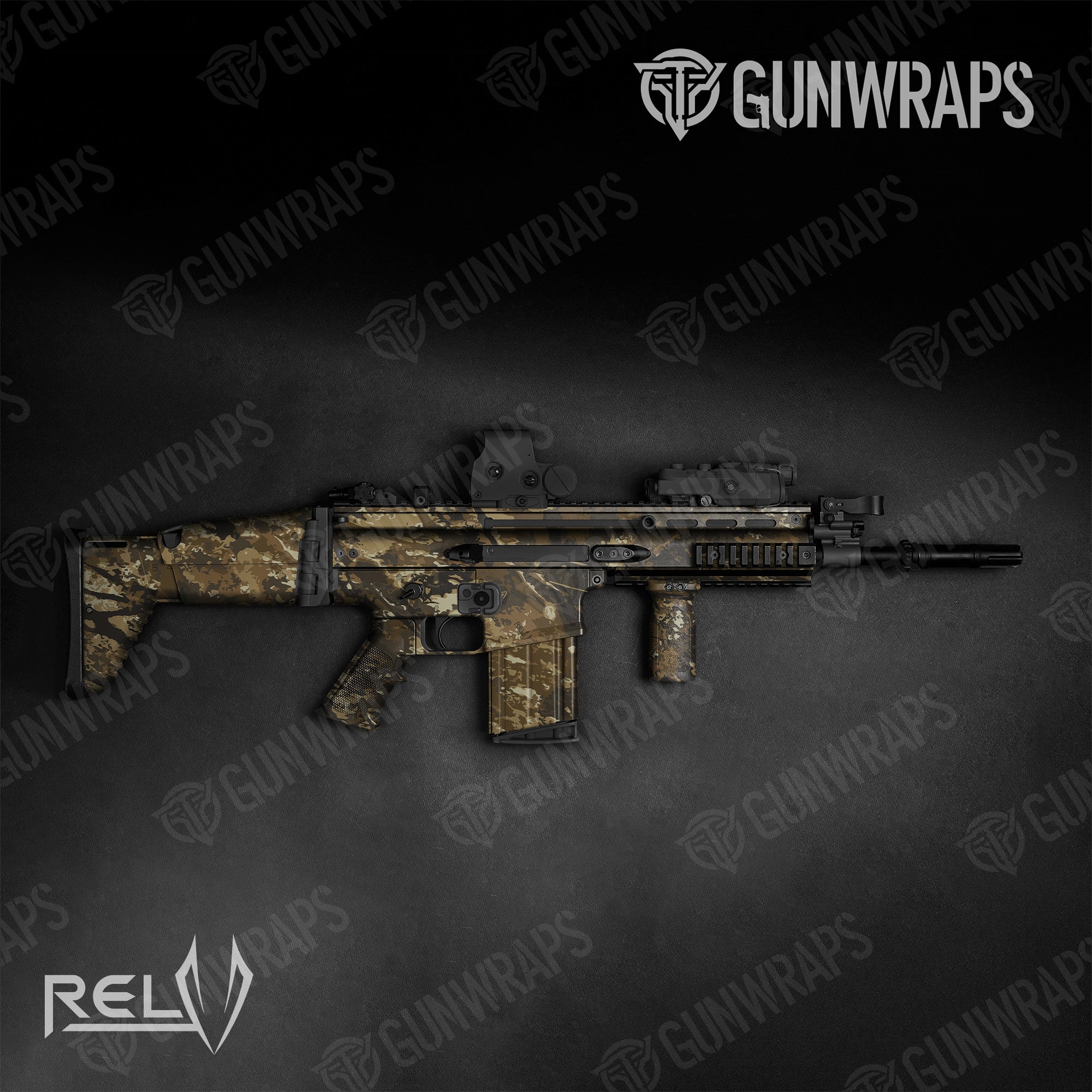 Tactical RELV X3 Harvester Camo Gun Skin Vinyl Wrap | CamoWraps – Camo ...