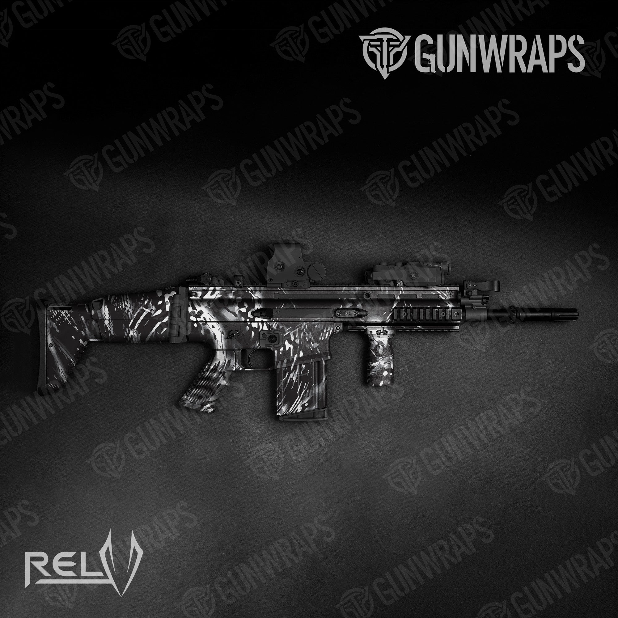 Tactical RELV X3 Medusa Camo Gun Skin Vinyl Wrap | CamoWraps – Camo Wraps