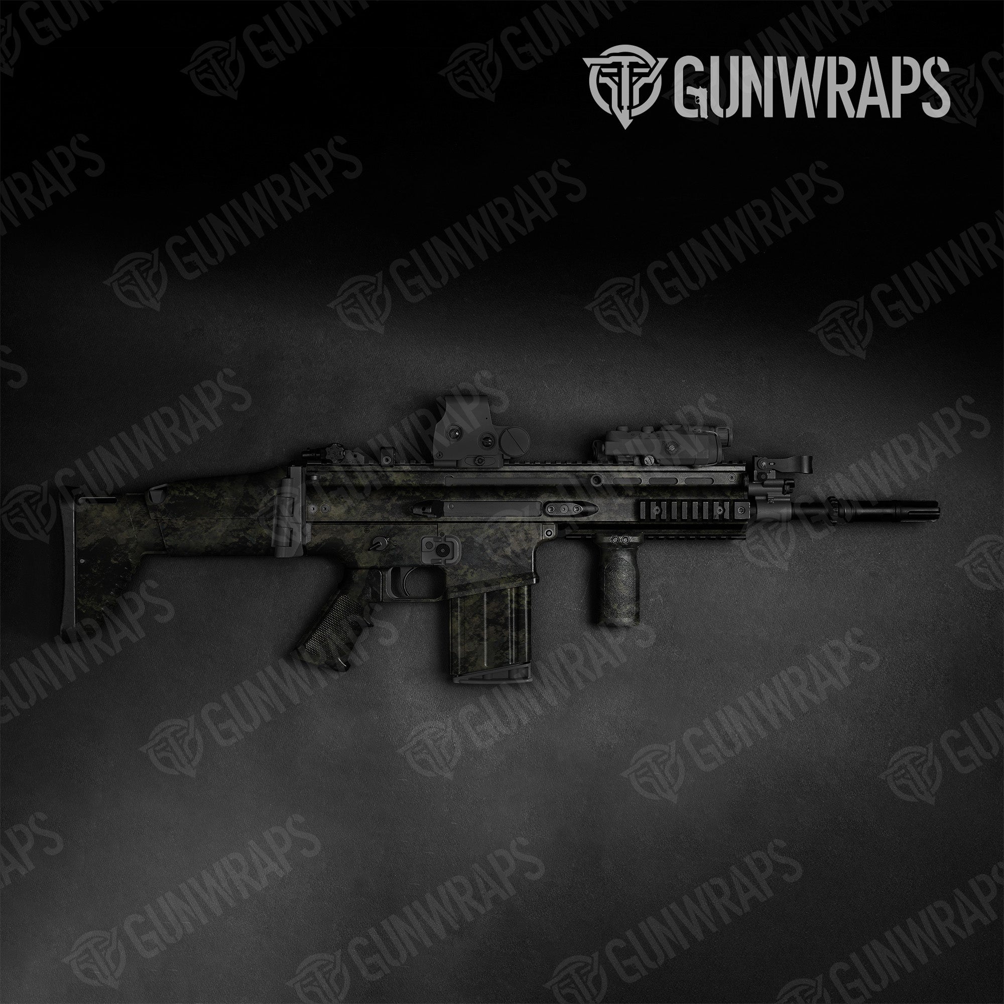 Tactical Substrate Shadow Op Camo Gun Skin Vinyl Wrap | CamoWraps ...