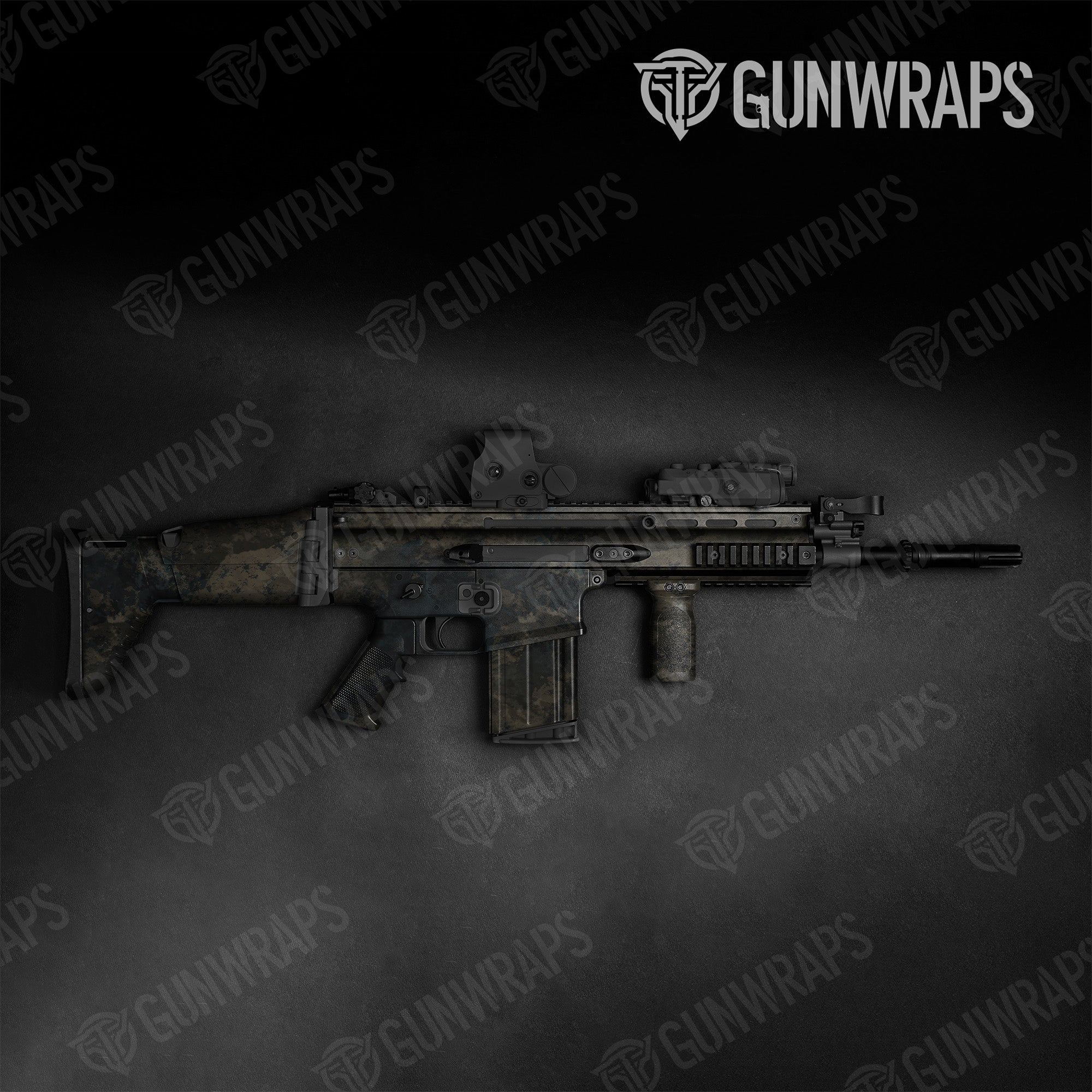 Tactical Substrate Shadow Camo Gun Skin Vinyl Wrap | CamoWraps – Camo Wraps