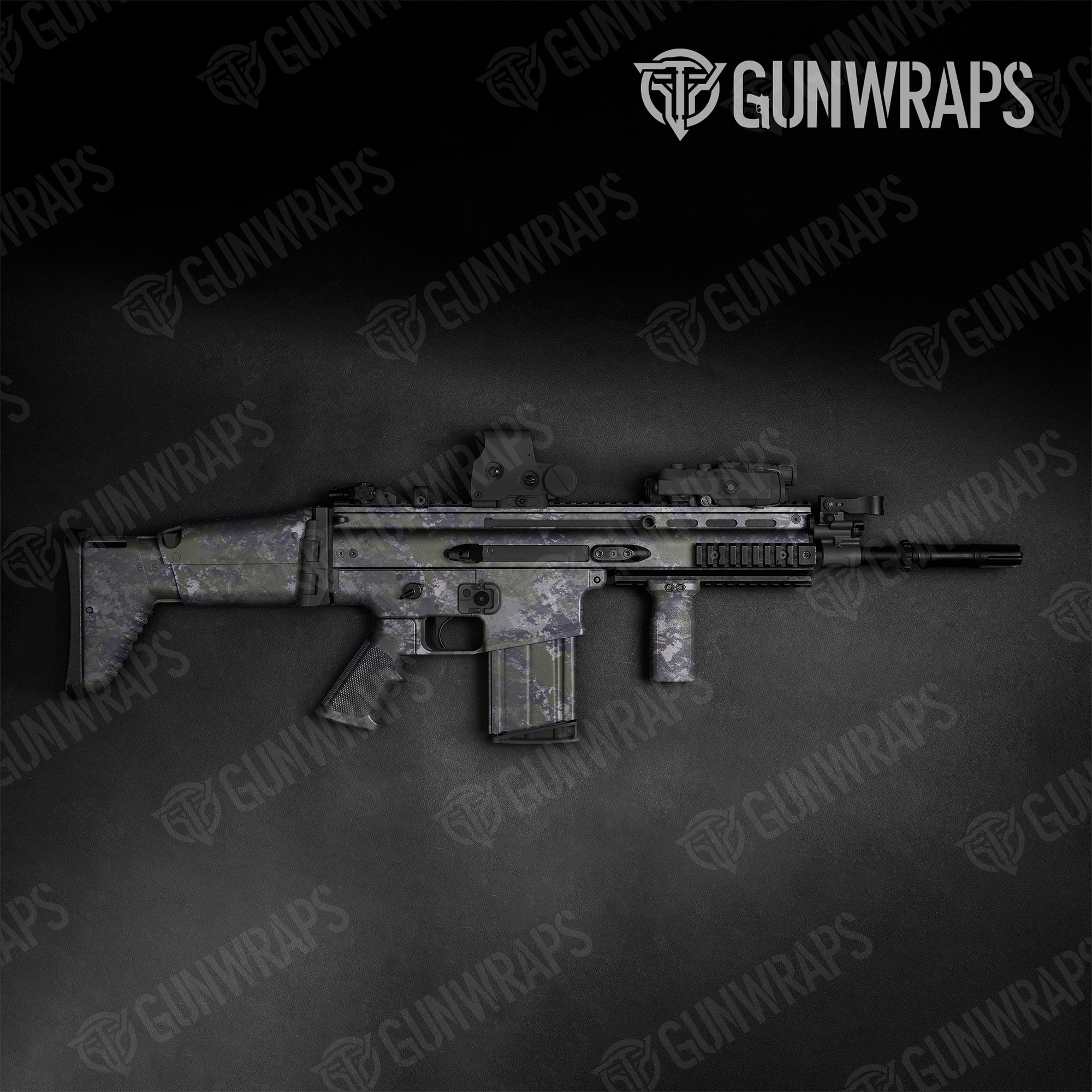 Tactical Substrate Submariner Camo Gun Skin Vinyl Wrap | CamoWraps ...