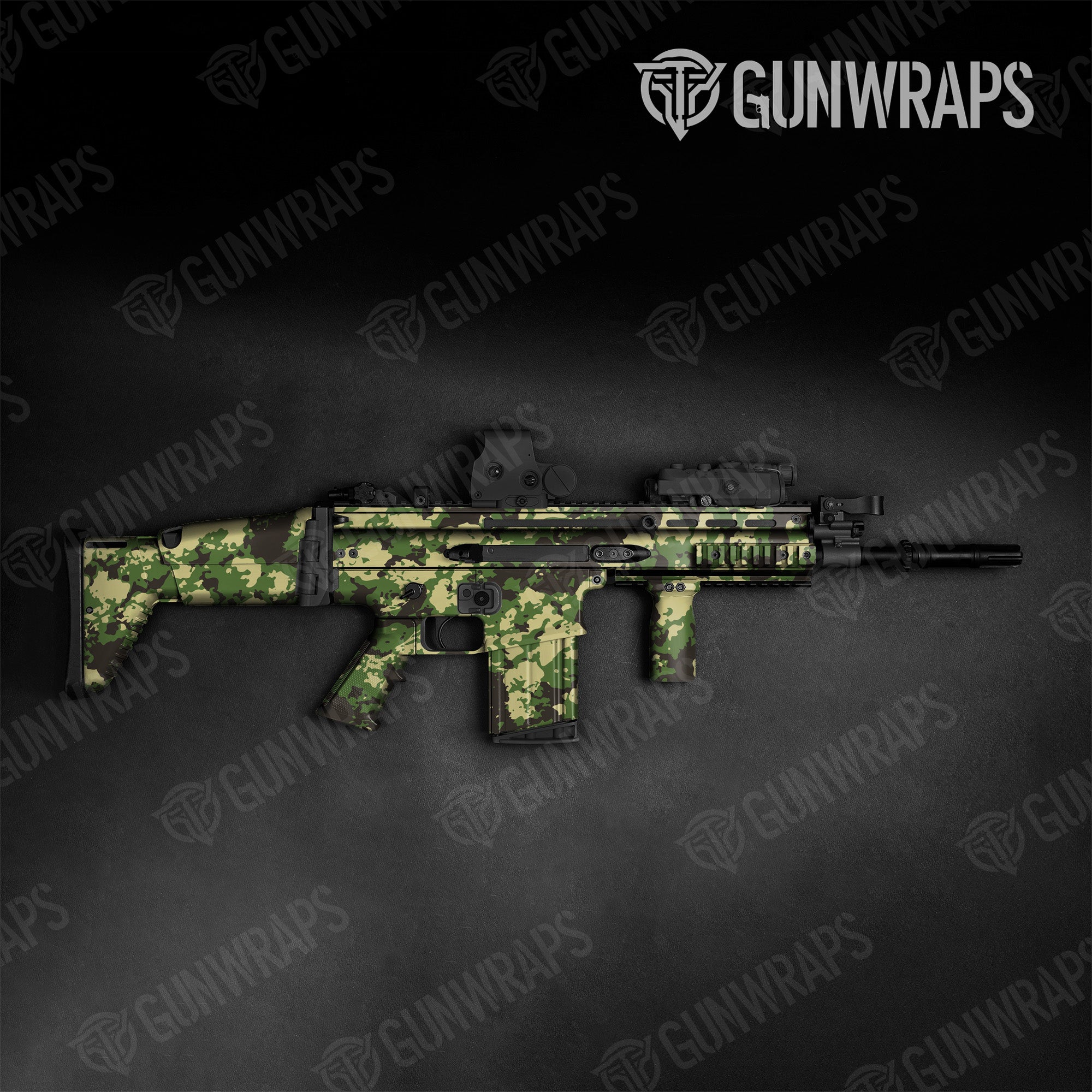 Tactical Treetop Jungle Camo Gun Skin Vinyl Wrap | CamoWraps – Camo Wraps