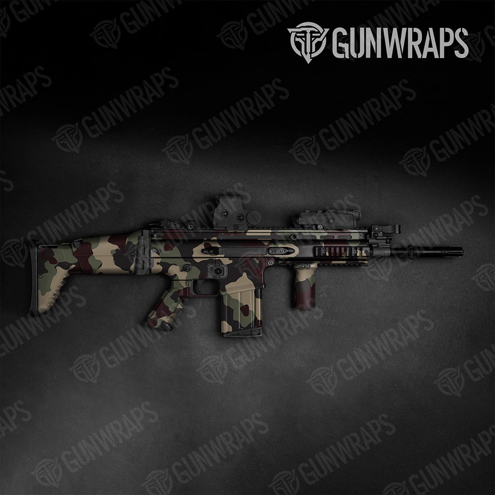 Tactical Cumulus XL Militant Blood Camo Gun Skin Vinyl Wrap | CamoWraps ...