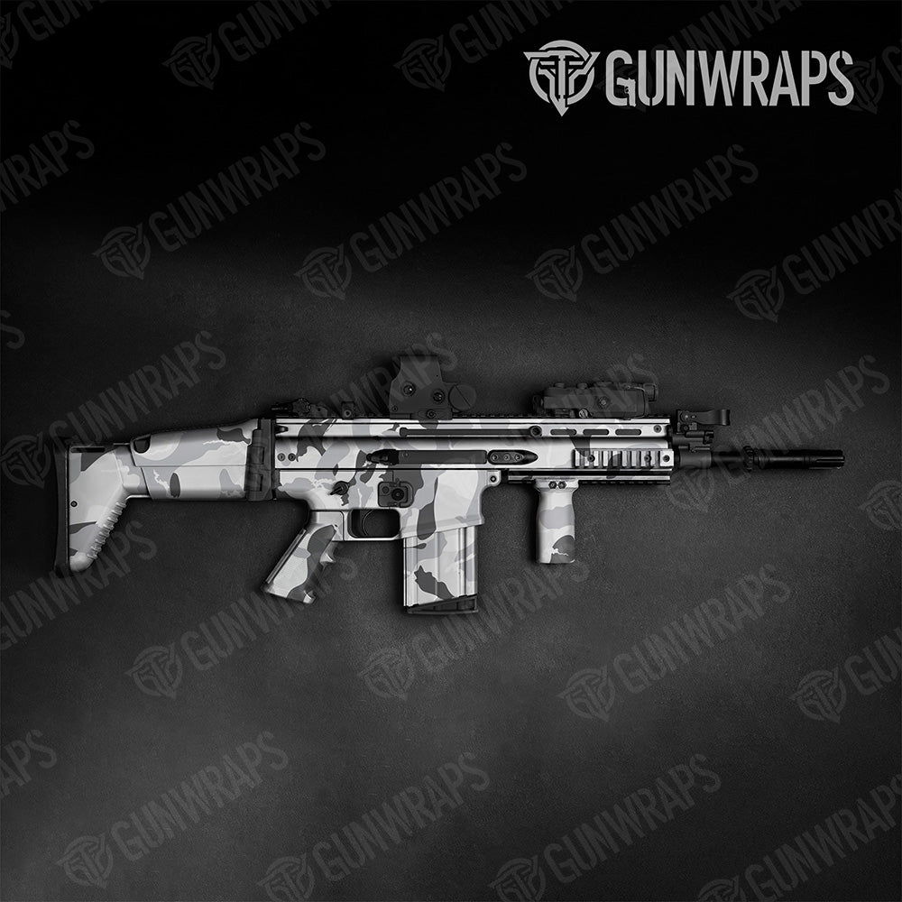 Tactical Ragged XL Snow Camo Gun Skin Vinyl Wrap | CamoWraps – Camo Wraps